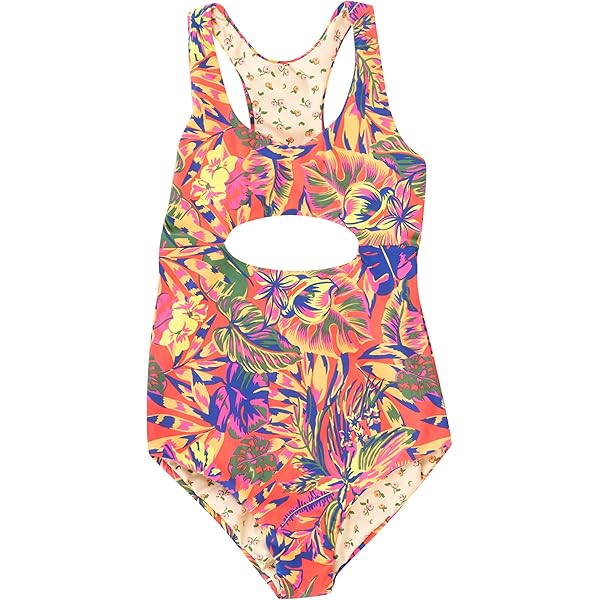 Amazon.com: Maaji Girls' Karmel Swimwear, Coral Foliage : Clothing